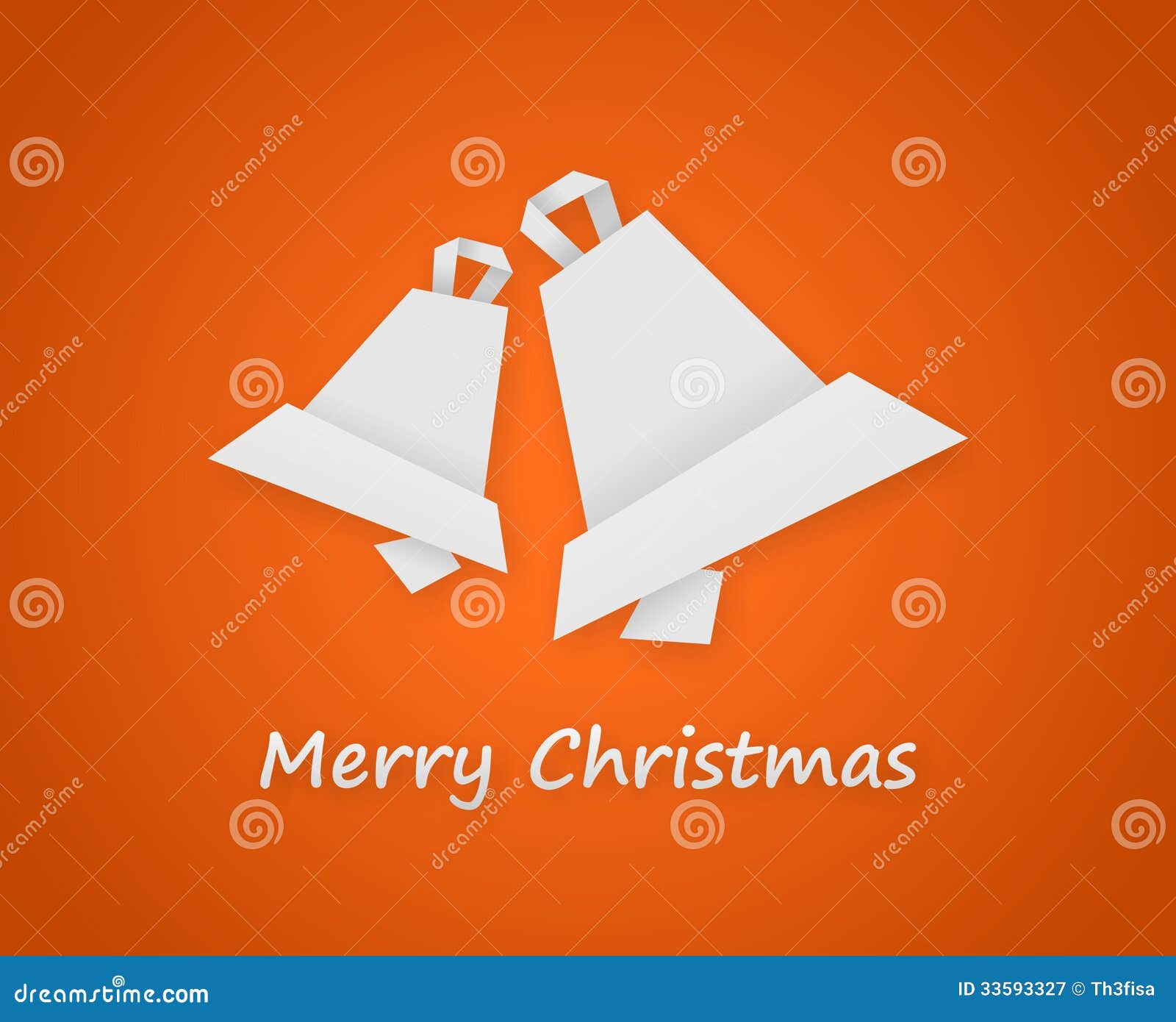 Orange christmas card stock illustration. Illustration of modern - 33593327