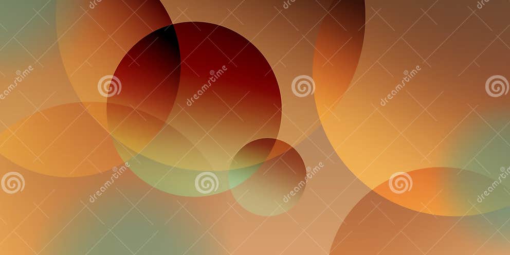 Orange Circle Background. Gradient Background Stock Vector - Illustration of line, template ...