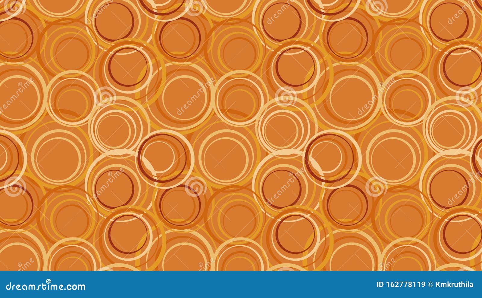 Orange Circle Pattern Background Stock Vector - Illustration of ...
