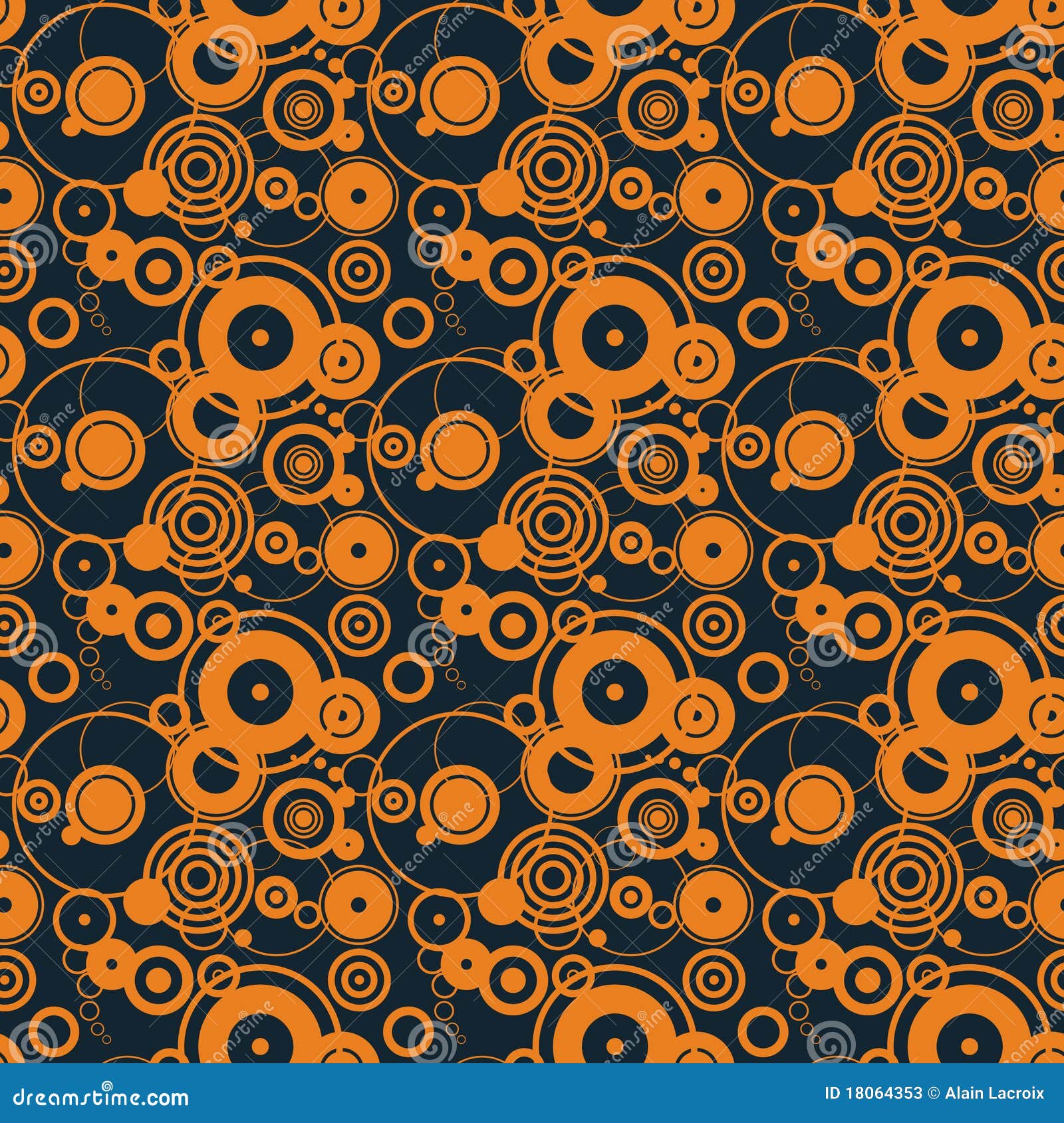 Orange circles stock illustration. Illustration of concentric - 18064353