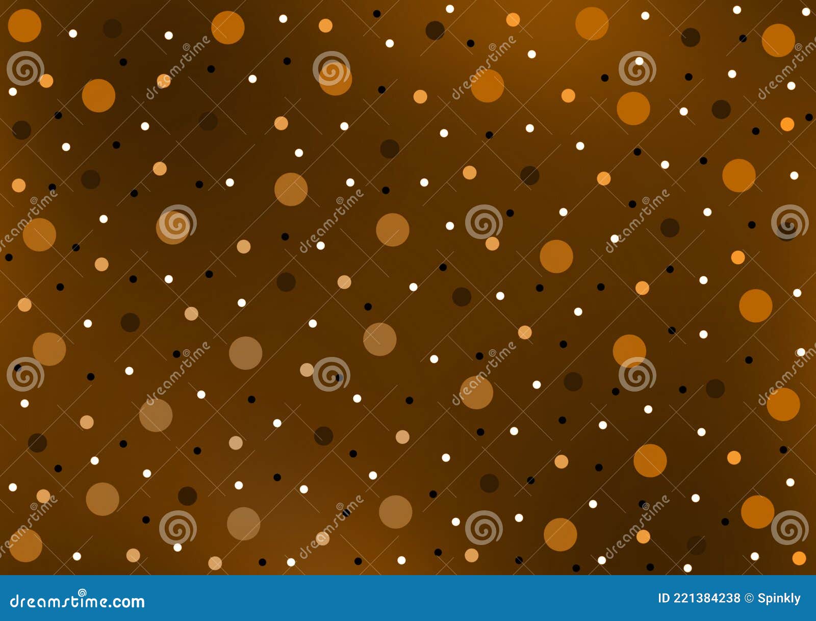 Orange Circles Pattern Design for Wallpaper Stock Illustration ...