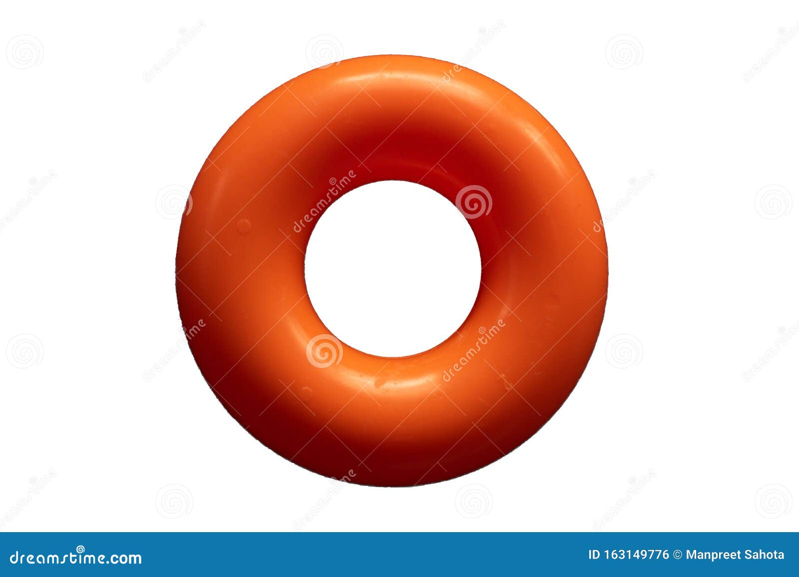 Orange Circular Toy with White Background Stock Photo - Image of ...