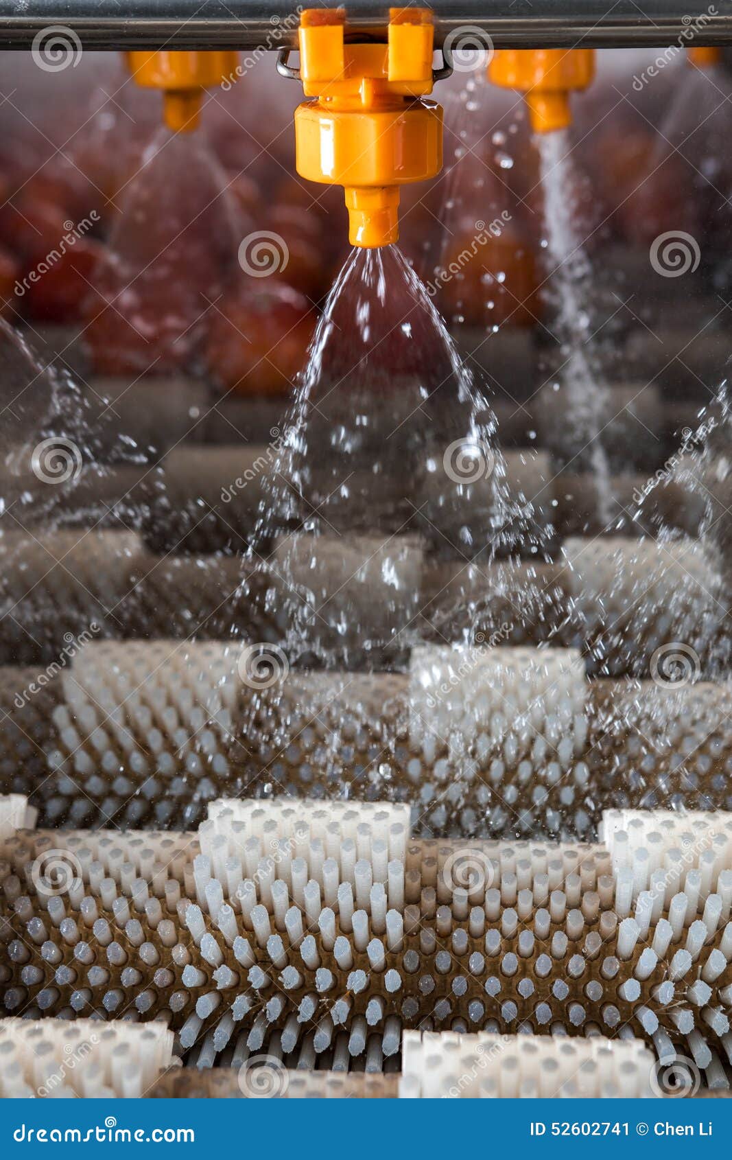 Orange cleaning process stock image. Image of steel, line - 52602741