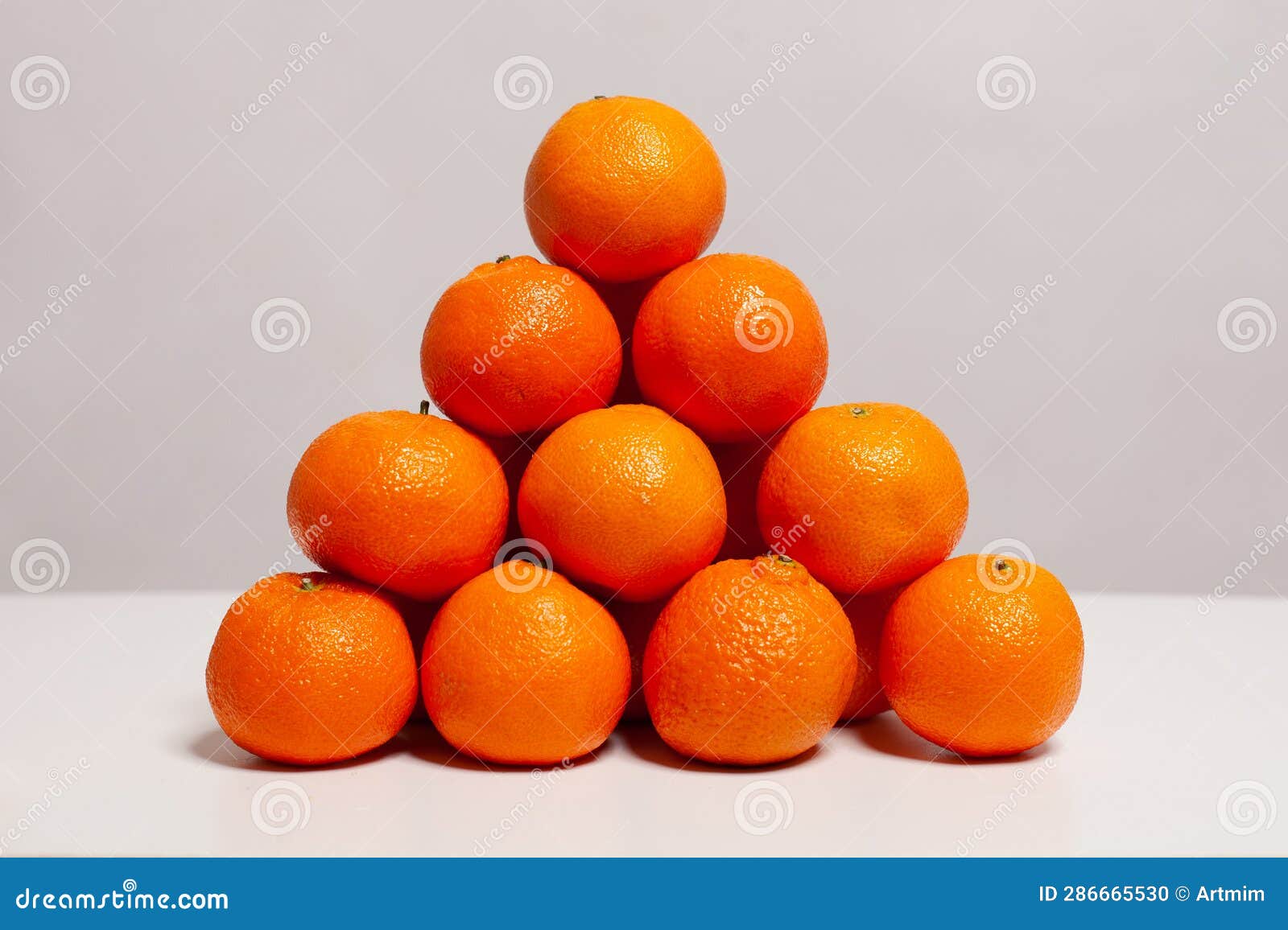 Orange Clementines Fruits on White Background Stock Photo - Image of ...