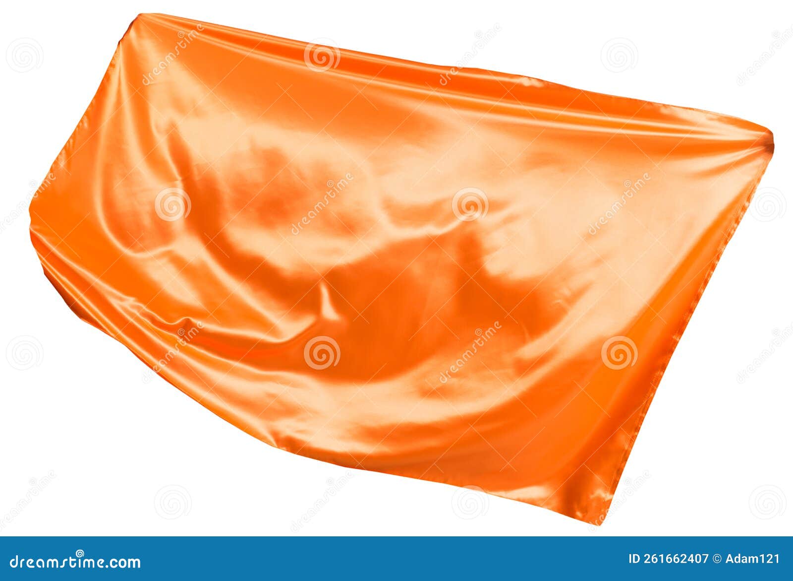 Orange cloth flutters stock image. Image of motion, design - 261662407