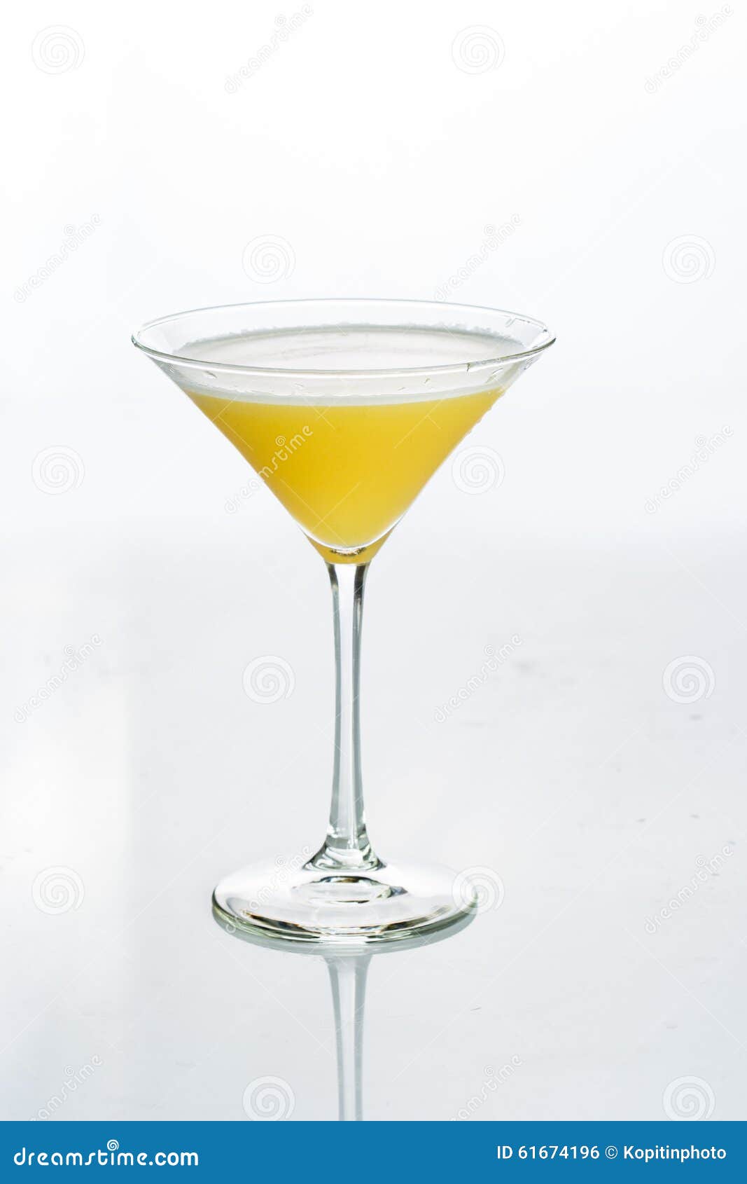 Orange Cocktail Cutout, Isolated on White Stock Photo - Image of ...