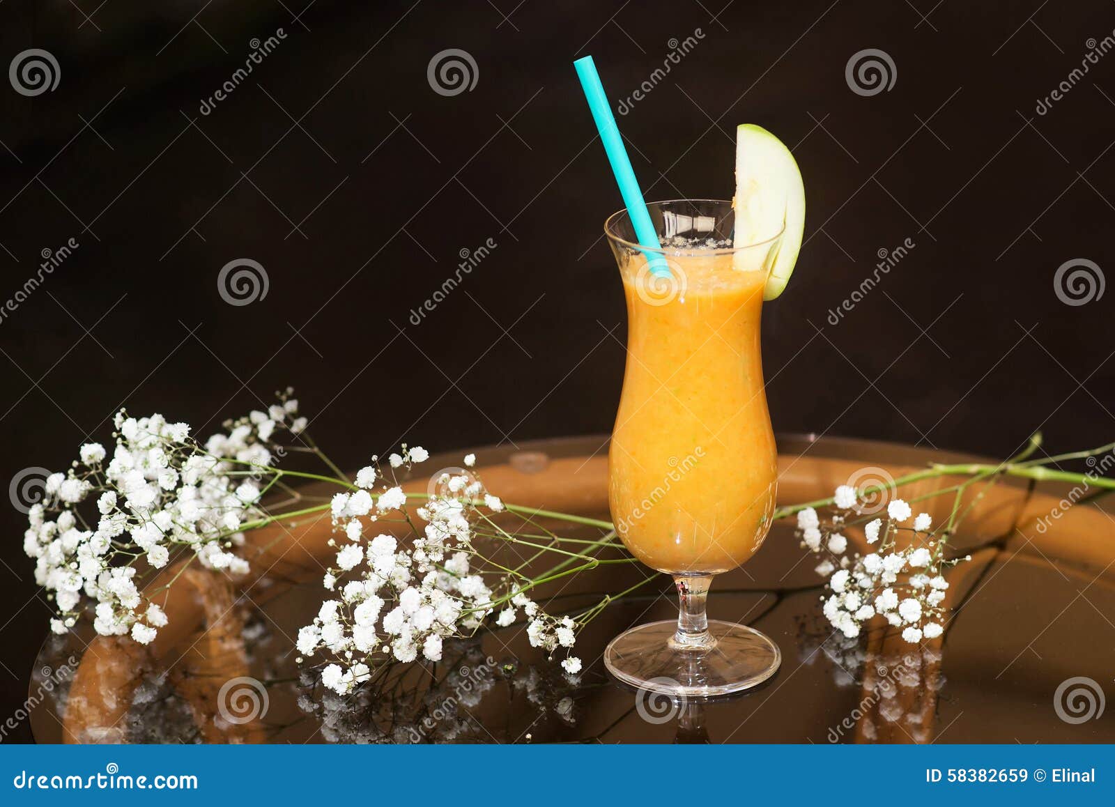 Orange Cocktail on the Table. Juice, Party Stock Image - Image of ...