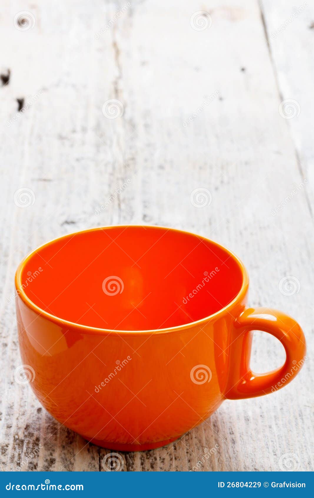 Orange coffee cup stock image. Image of coffee, wood - 26804229