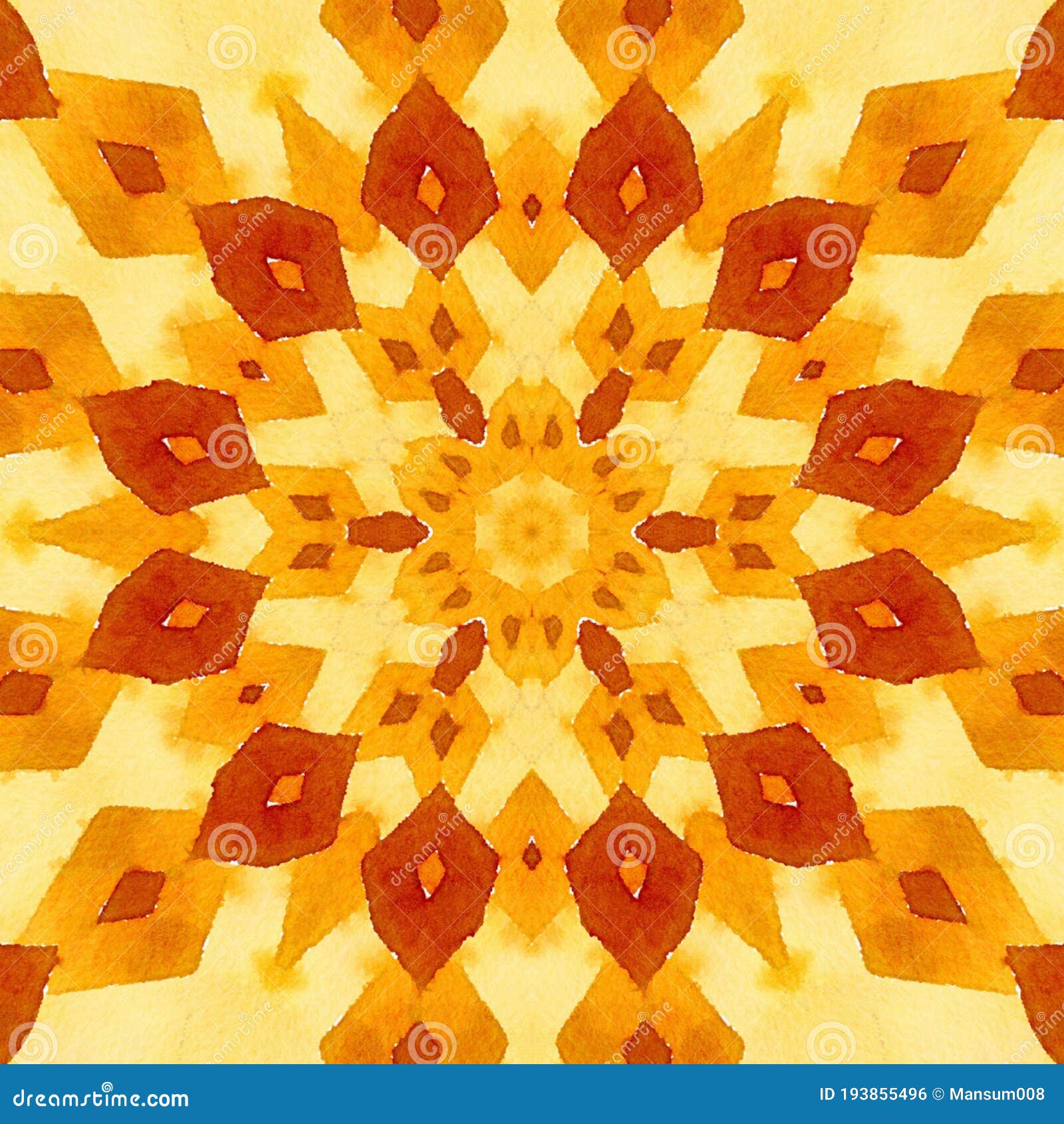 Orange Color Abstract Pattern Background Stock Illustration ...