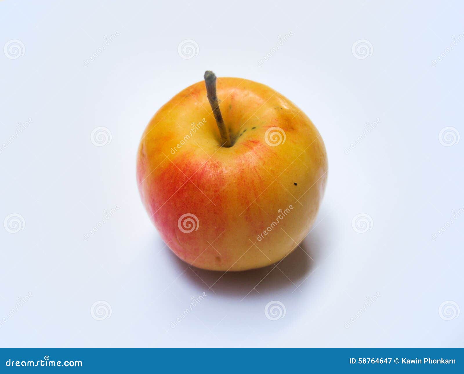 Orange color apple stock image. Image of white, leaf - 58764647