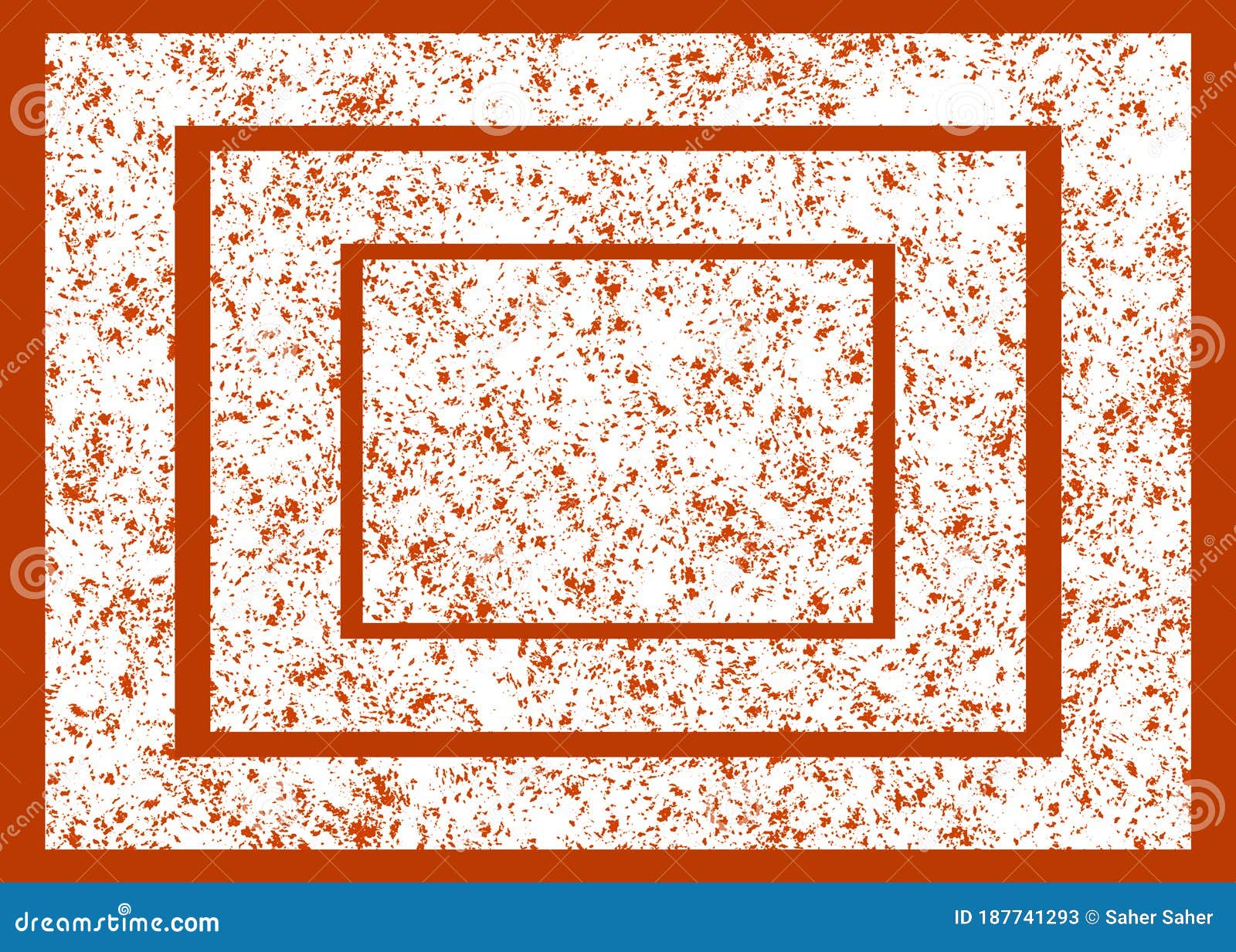 Orange Color Borders With Sprinkle Texture Royalty-Free Stock Photo ...
