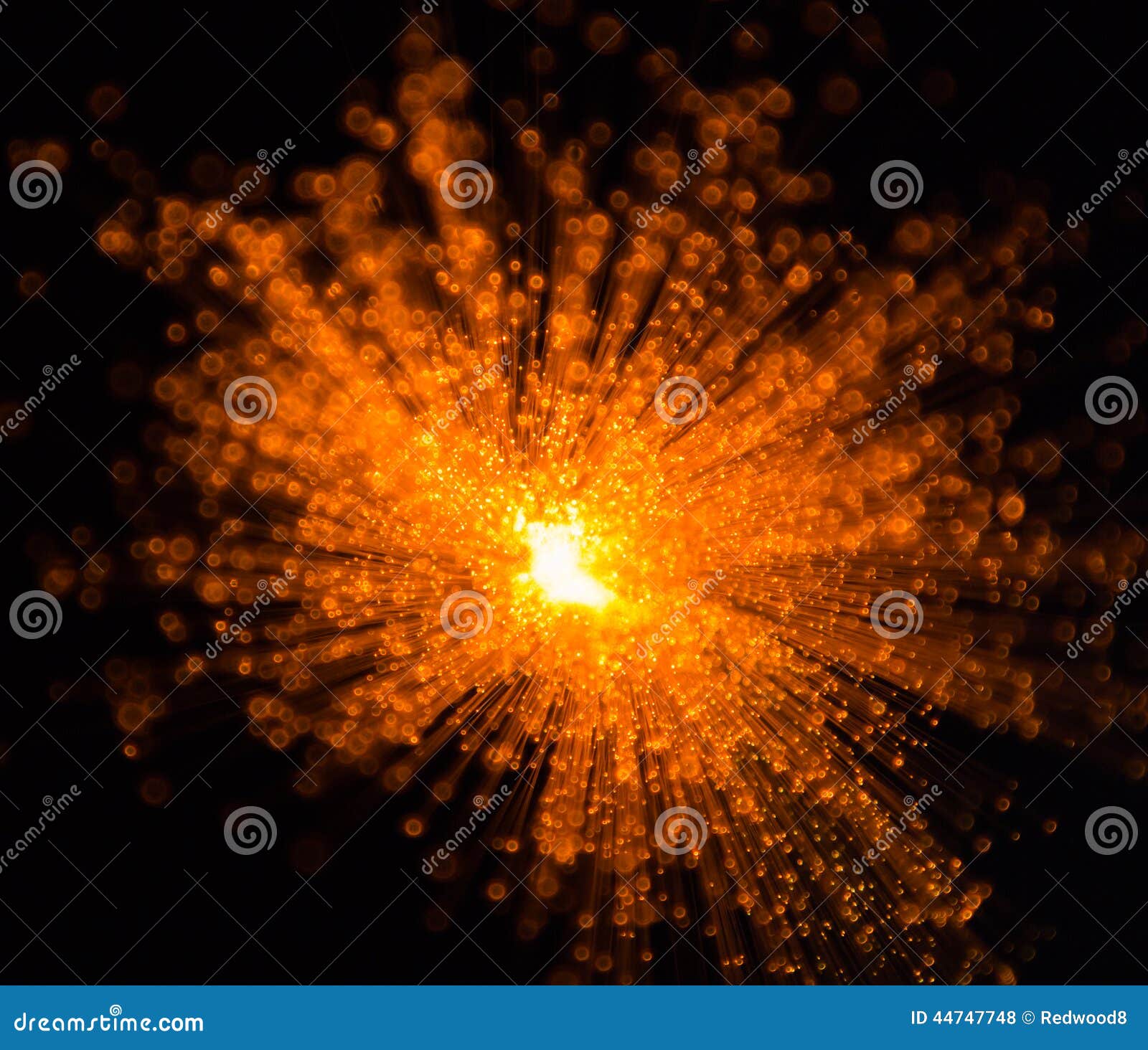 Orange Color Burst of Light Stock Photo - Image of center, explode ...