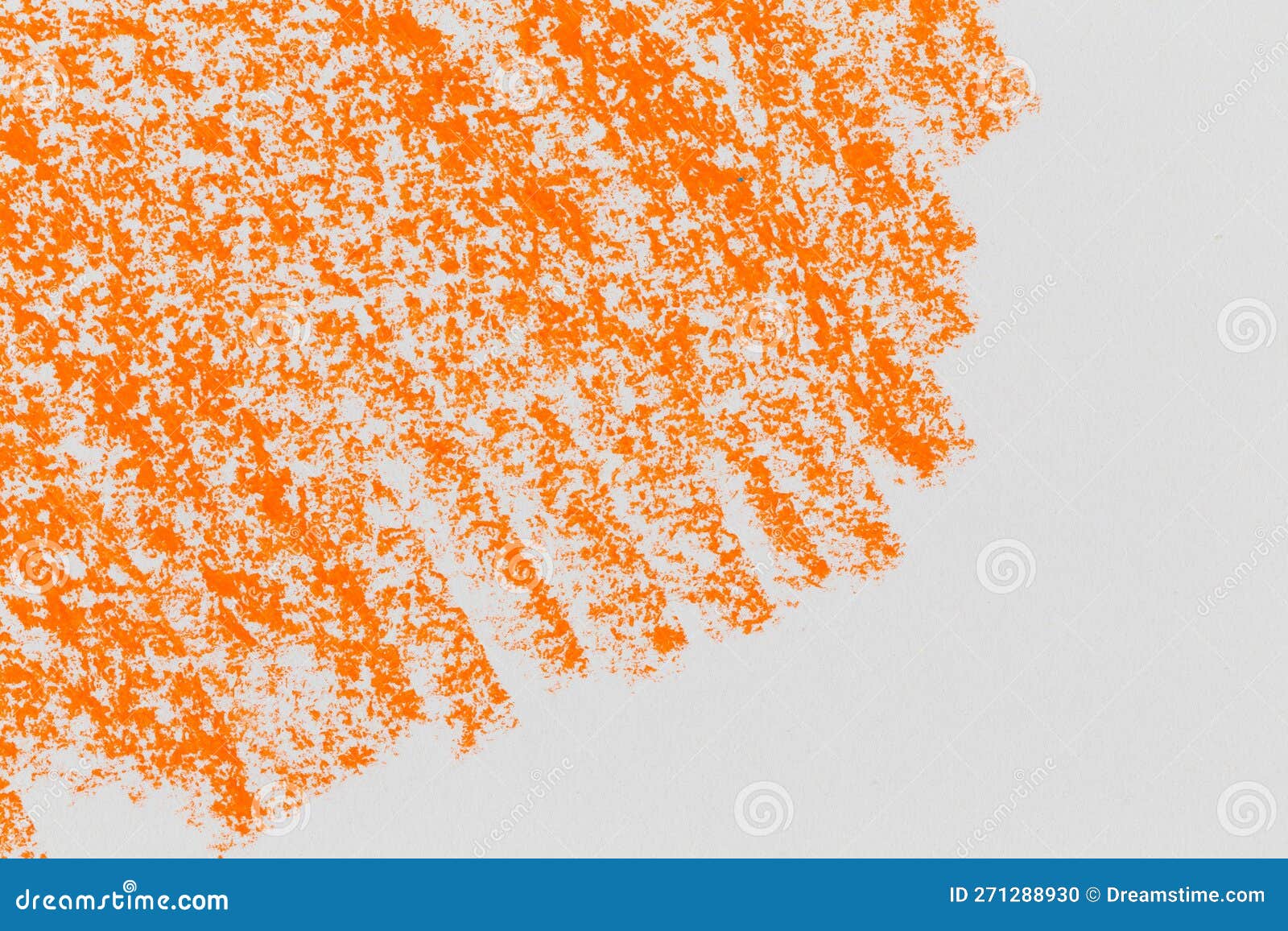 Orange Color Crayon Hand Drawing Texture Stock Photo - Image of stroke ...