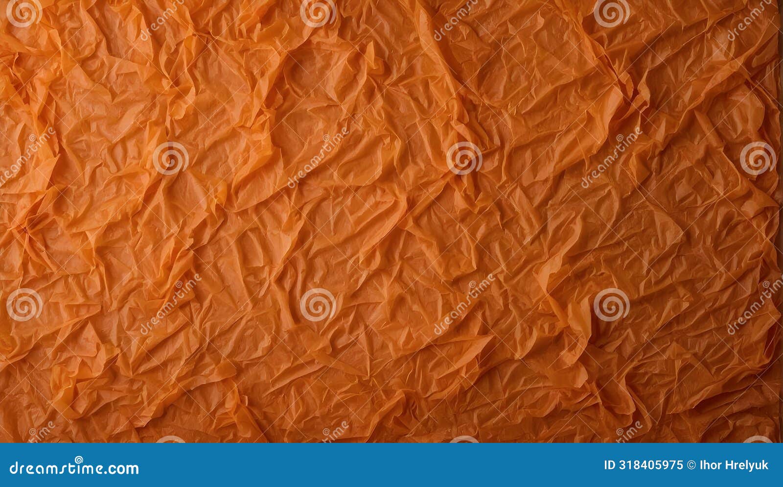 Orange Color Creased Paper Tissue Background Texture Stock Illustration ...