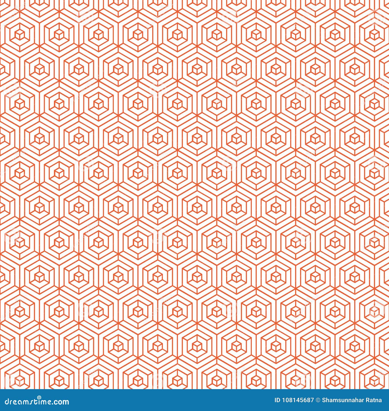 Orange Color Diamond Pattern Background Design Stock Vector ...