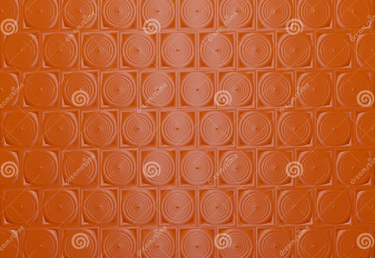 Orange Color Geometric Pattern Texture, Backdrop with Round Pattern ...
