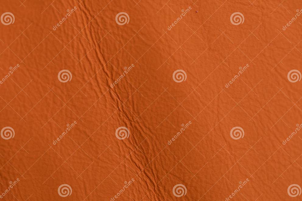 Orange Color Leather Surface Stock Photo - Image of leather, natural ...