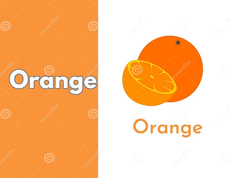 Orange Color Picture with Example, Orange Orange Color, Kids Learning ...
