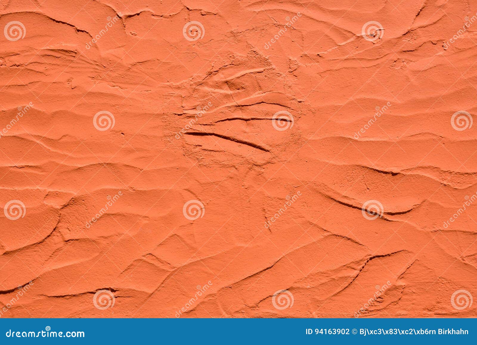 Orange Color Plaster Wall Texture Stock Photo - Image of plaster ...