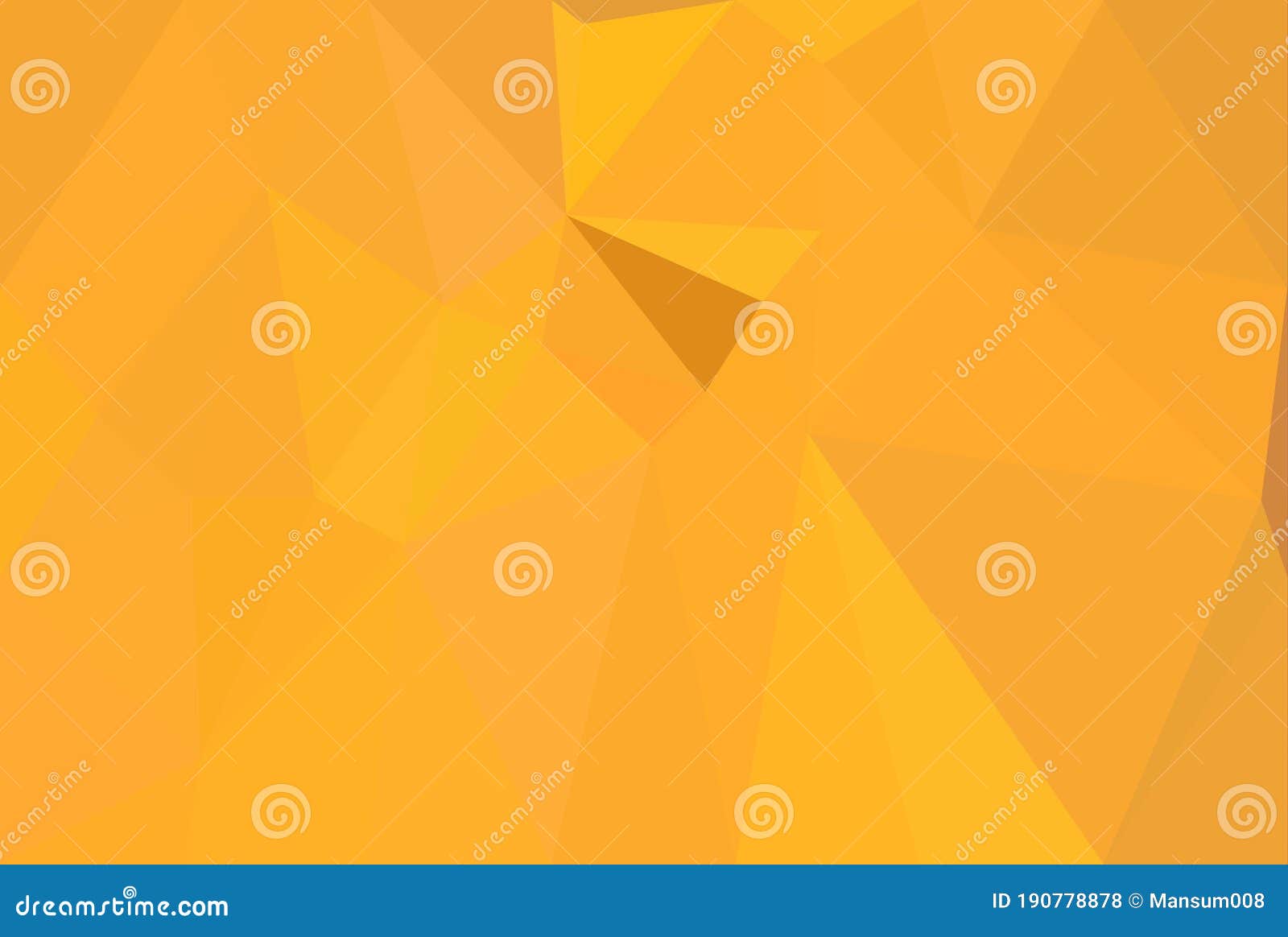 Orange Color of Polygon Background Stock Illustration - Illustration of ...