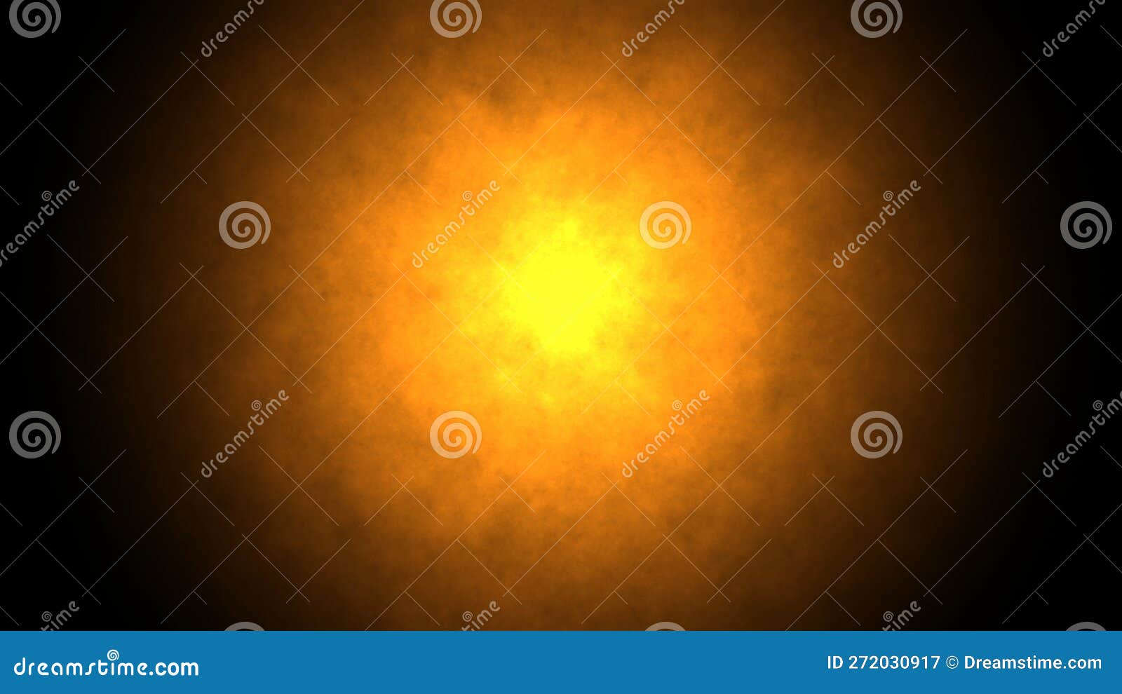 Orange Color Sun Shape Pattern in Center Stock Illustration ...