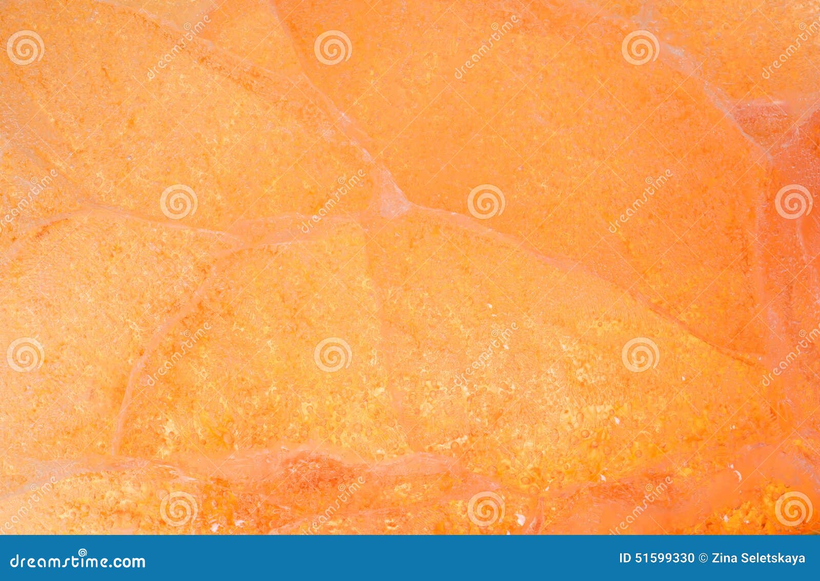 Orange colored ice texture stock photo. Image of crystal - 51599330