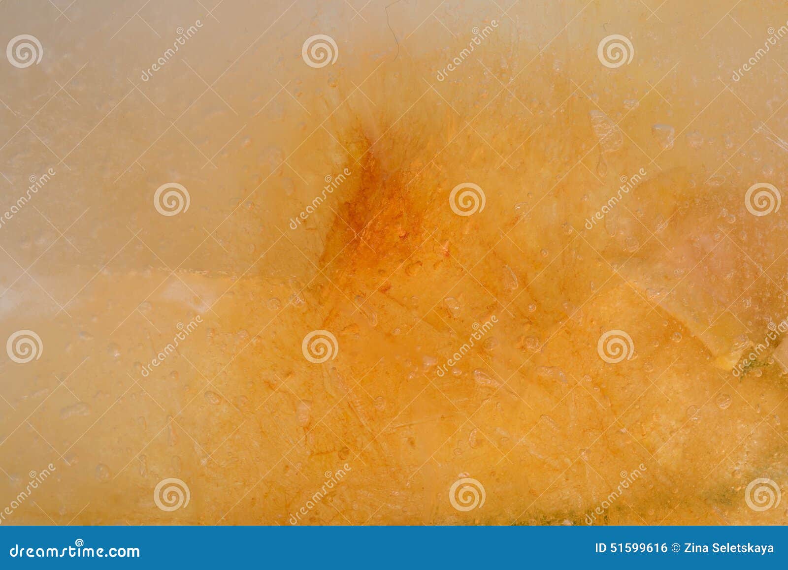 Orange colored ice texture stock photo. Image of crack - 51599616