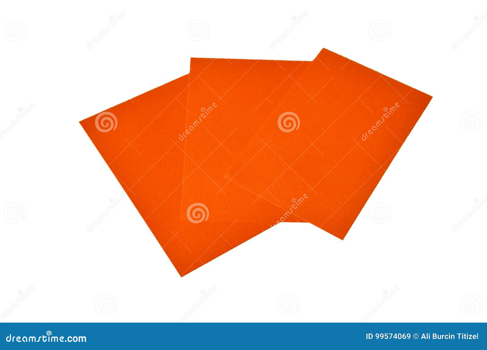 Orange Note Papers stock image. Image of single, design - 99574069