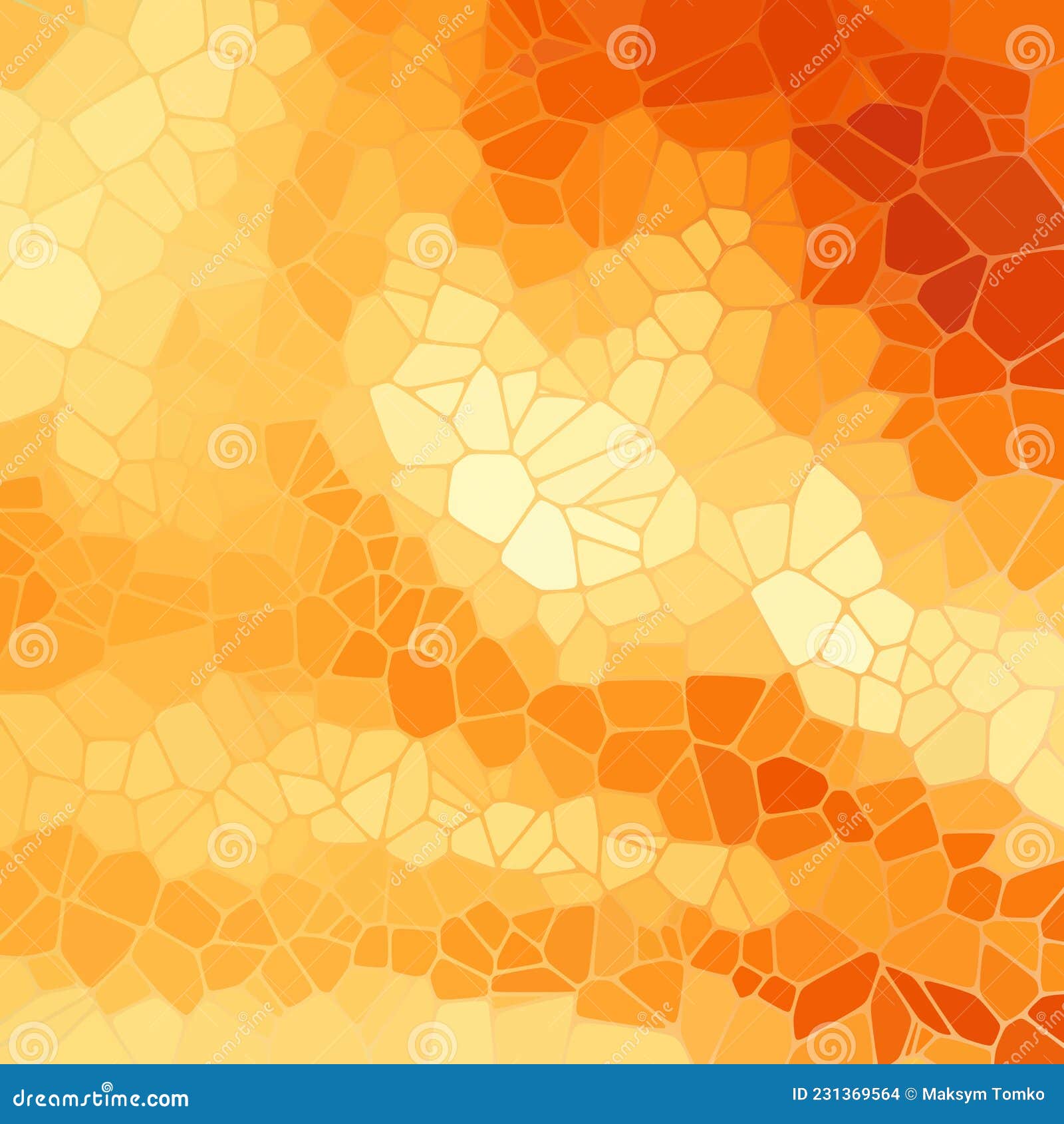 Orange Colored Pebbles. Colorful Background. Vector Graphics. Eps 10 ...