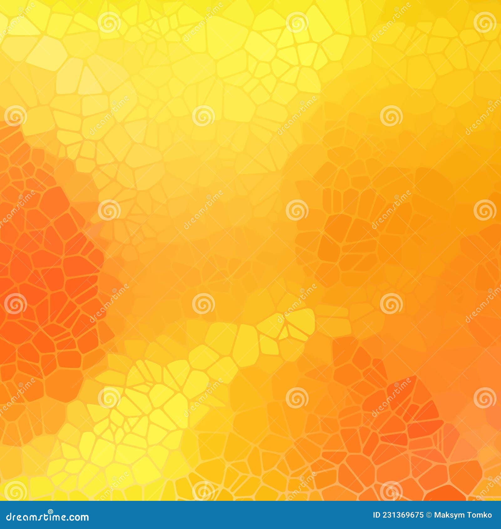 Orange Colored Pebbles. Colorful Background. Vector Graphics. Eps 10 ...