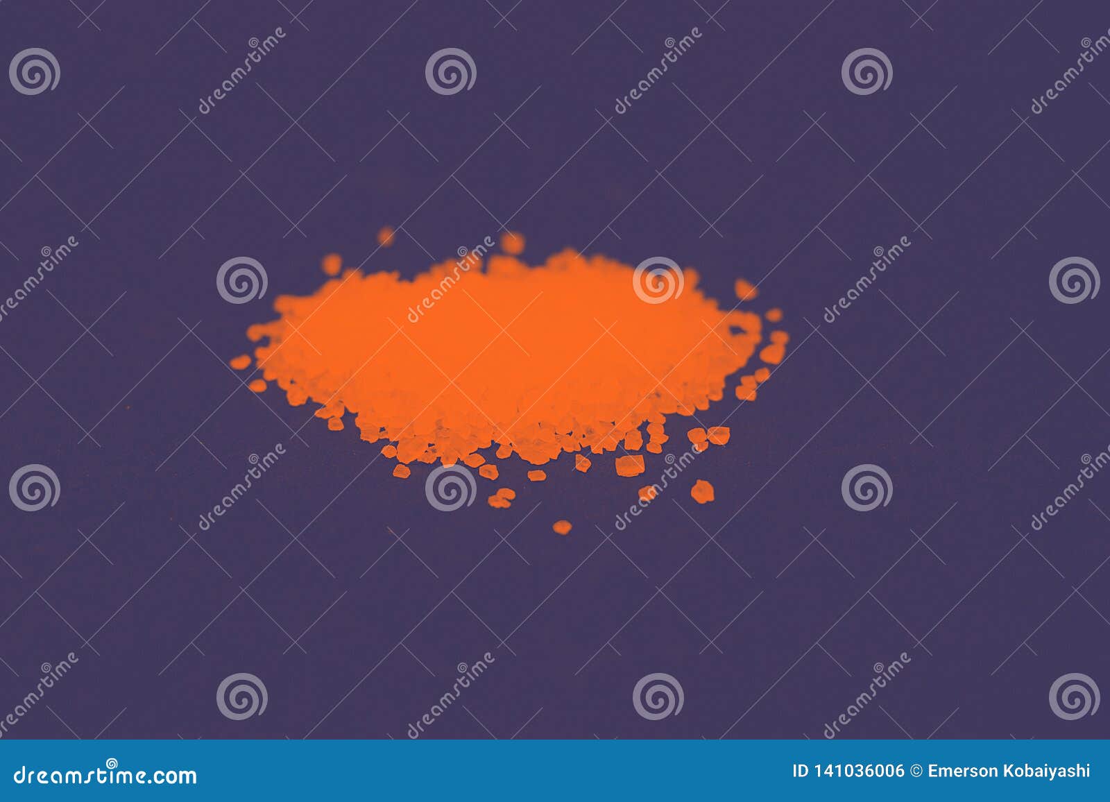 Orange salt crystals stock photo. Image of crystals - 141036006