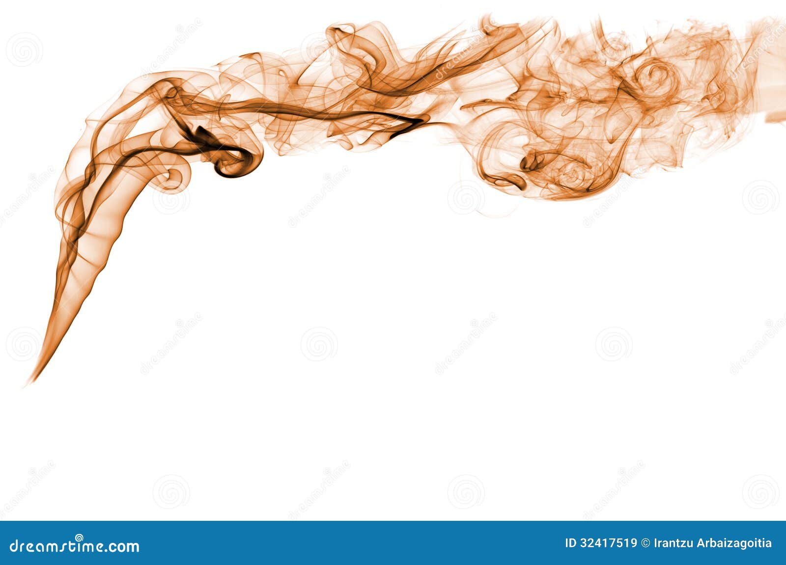 Orange Colored Smoke in White Background Stock Image - Image of smoke ...