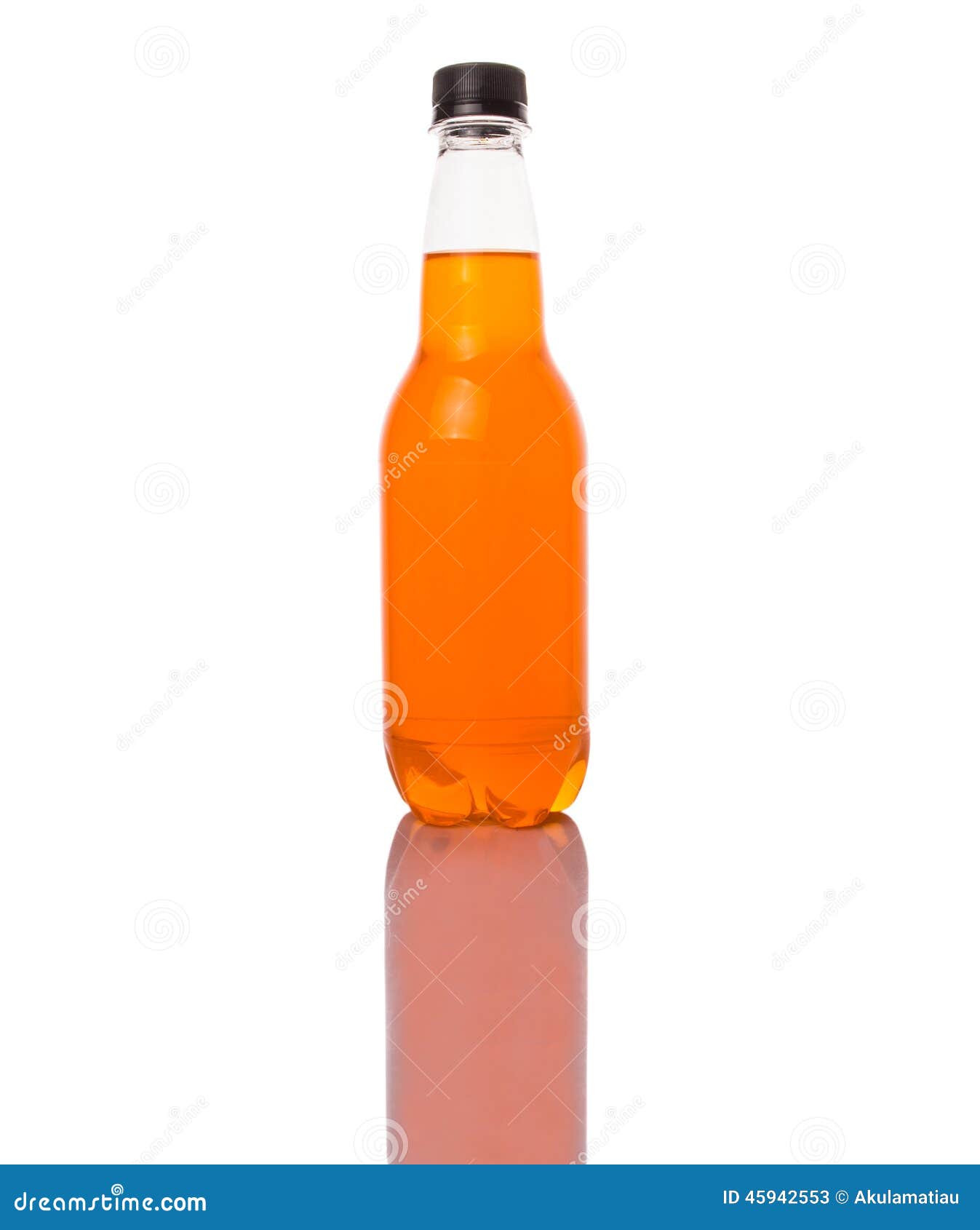 Orange Colored Soda Drinks I Stock Image - Image of light, container ...