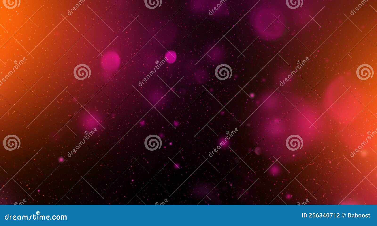 Orange Colorful Starry Sky, Horizontal Galaxy Background Stock ...