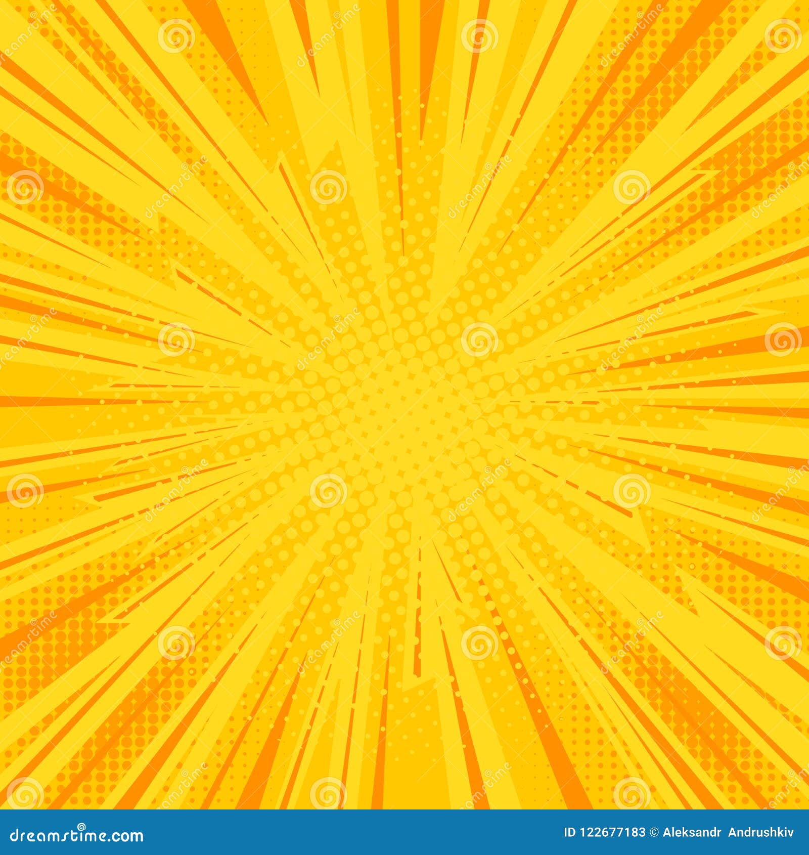 Orange Comic Book Background Stock Vector - Illustration of energy ...