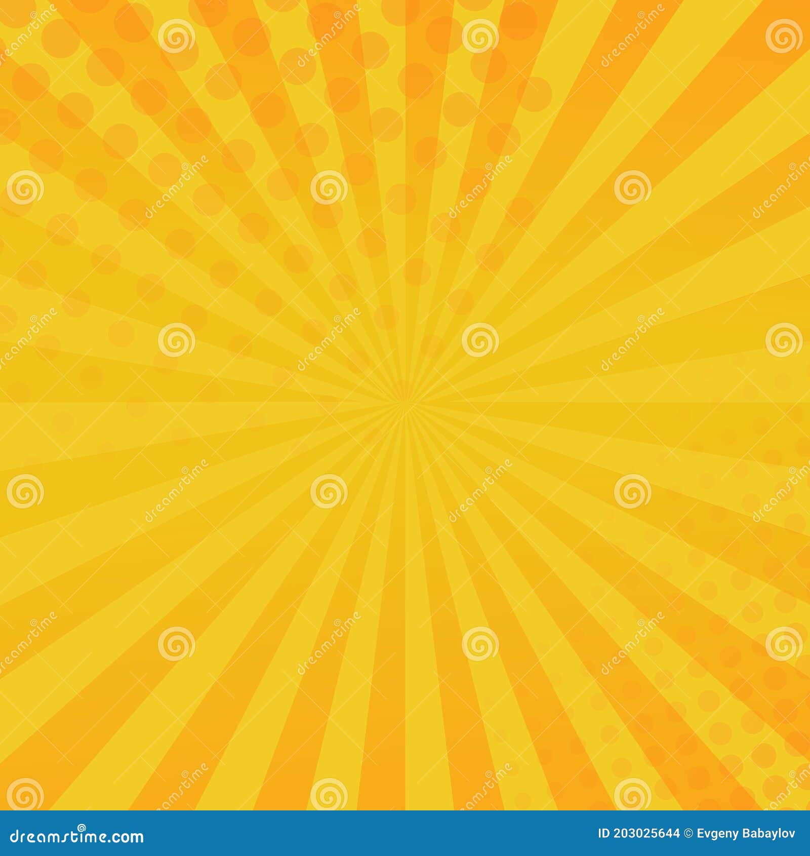 Orange Comic Zoom with Lines and Glow - Vector Stock Vector ...