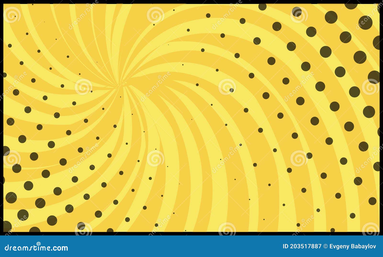 Orange Comic Zoom with Lines and Glow - Vector Stock Vector ...