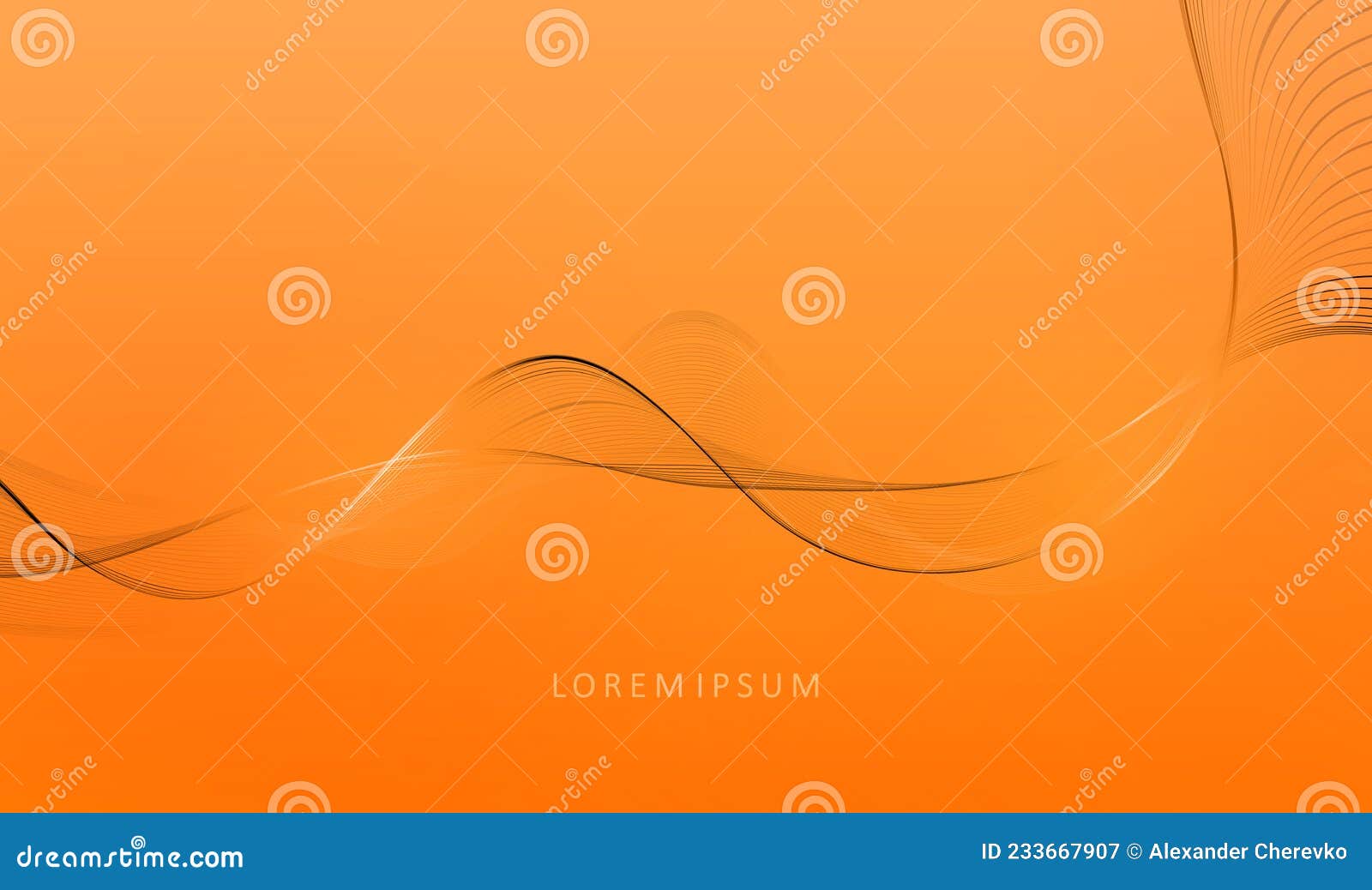 Orange Composition, Abstract Minimal Wave Patterns with Subtle Texture ...