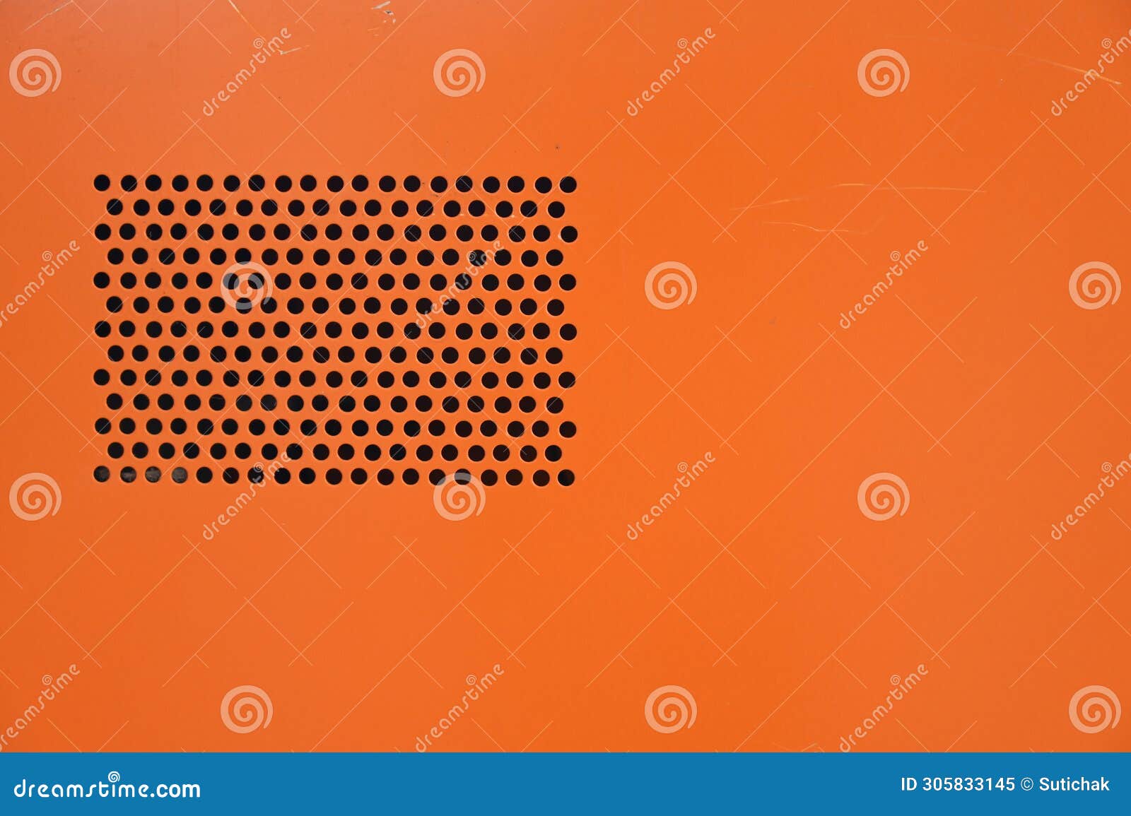 Orange Computer Cpu Texture Background with Black Hole Stock Image ...