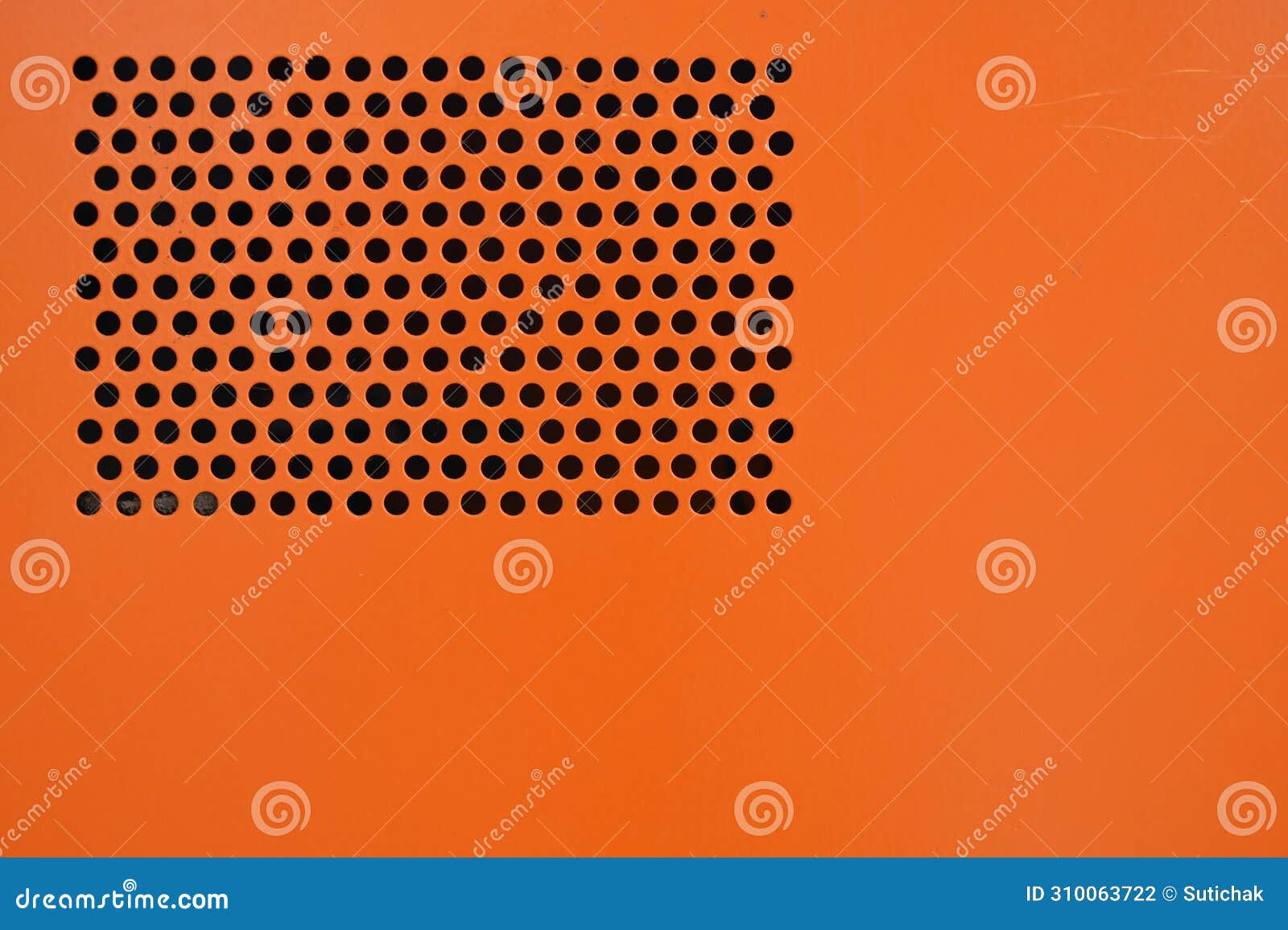 Orange Computer Cpu Texture Background with Black Hole Stock Photo ...