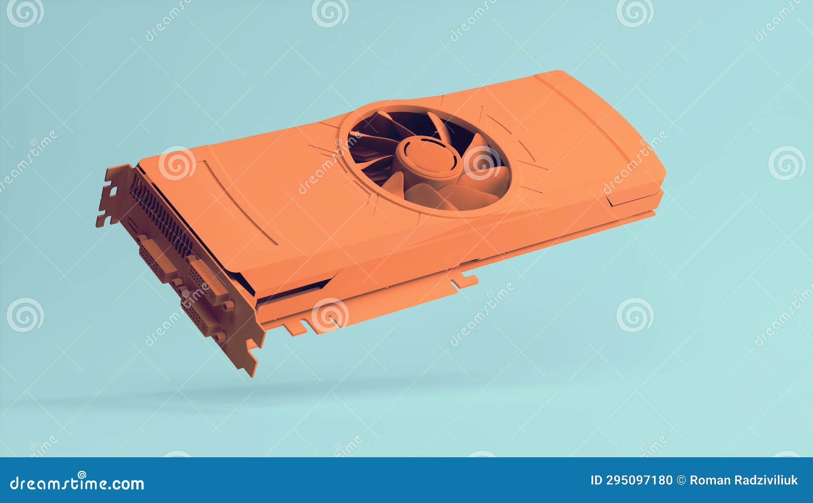 Graphic Video Cards Gpu Set Detailed Vector Illustrations ...