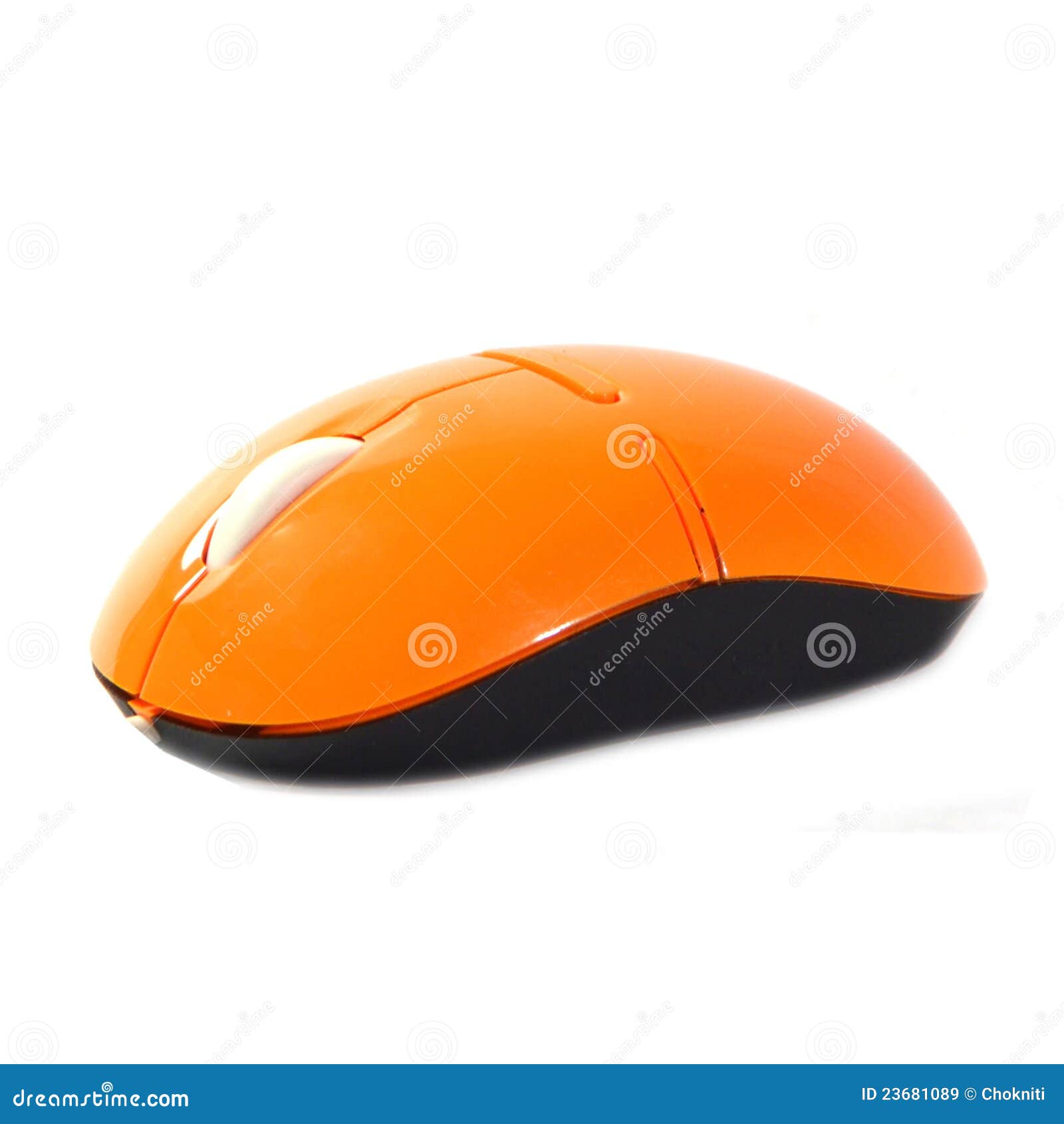Orange computer mouse stock image. Image of color, scroll - 23681089