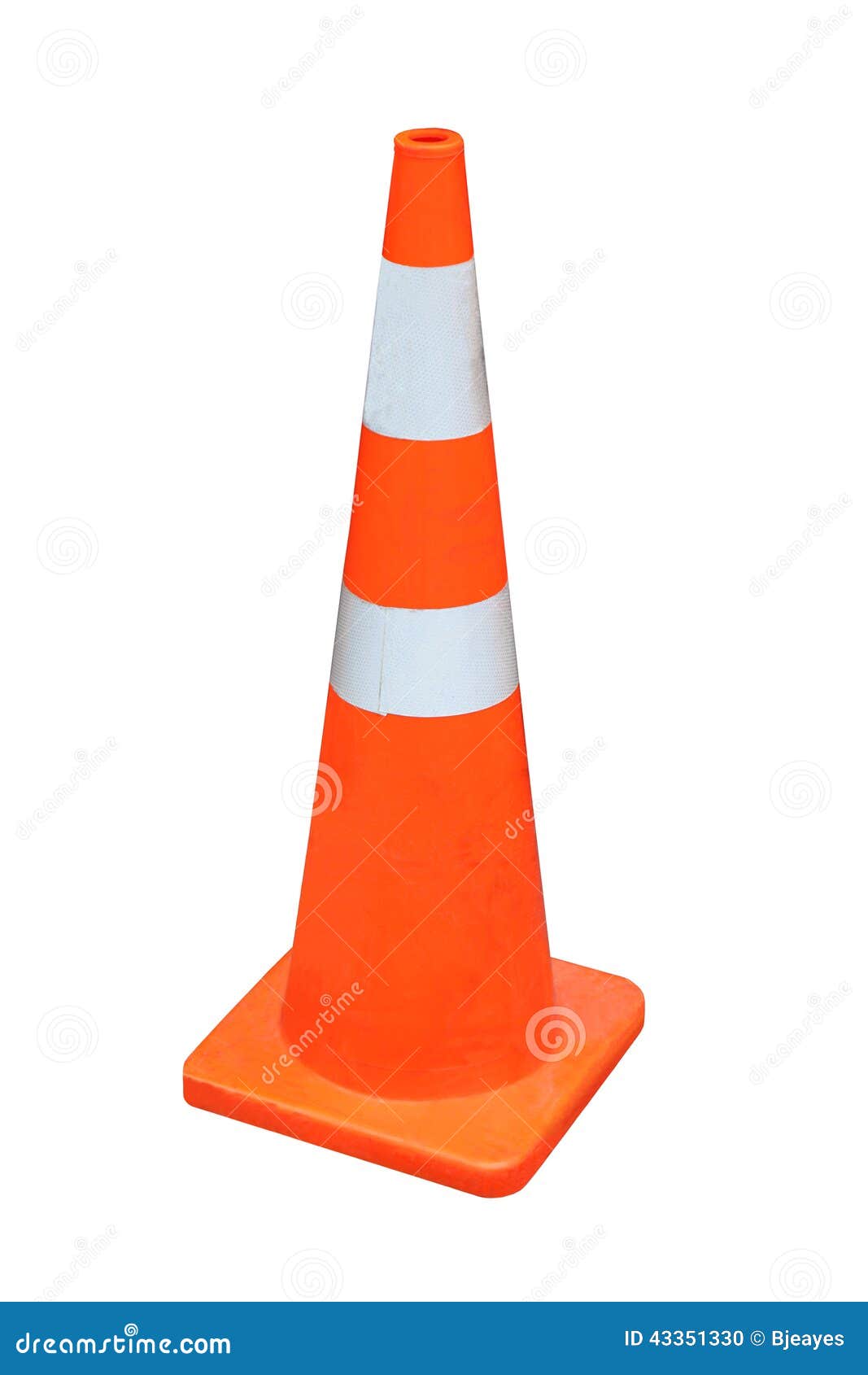 Orange Cone stock photo. Image of single, cones, vibrant - 43351330