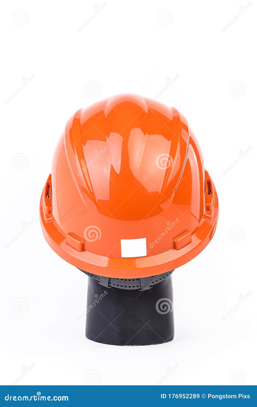 The ORANGE Construction Helmet To Protect and Safe Life in the ...