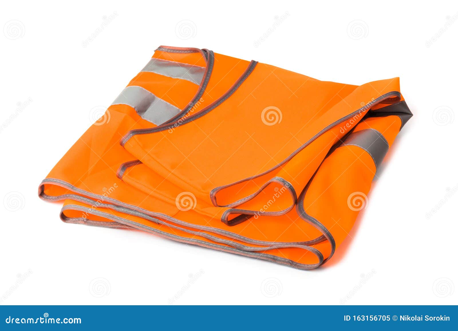 Orange Construction Helmet Isolated On White Background With Clipping ...