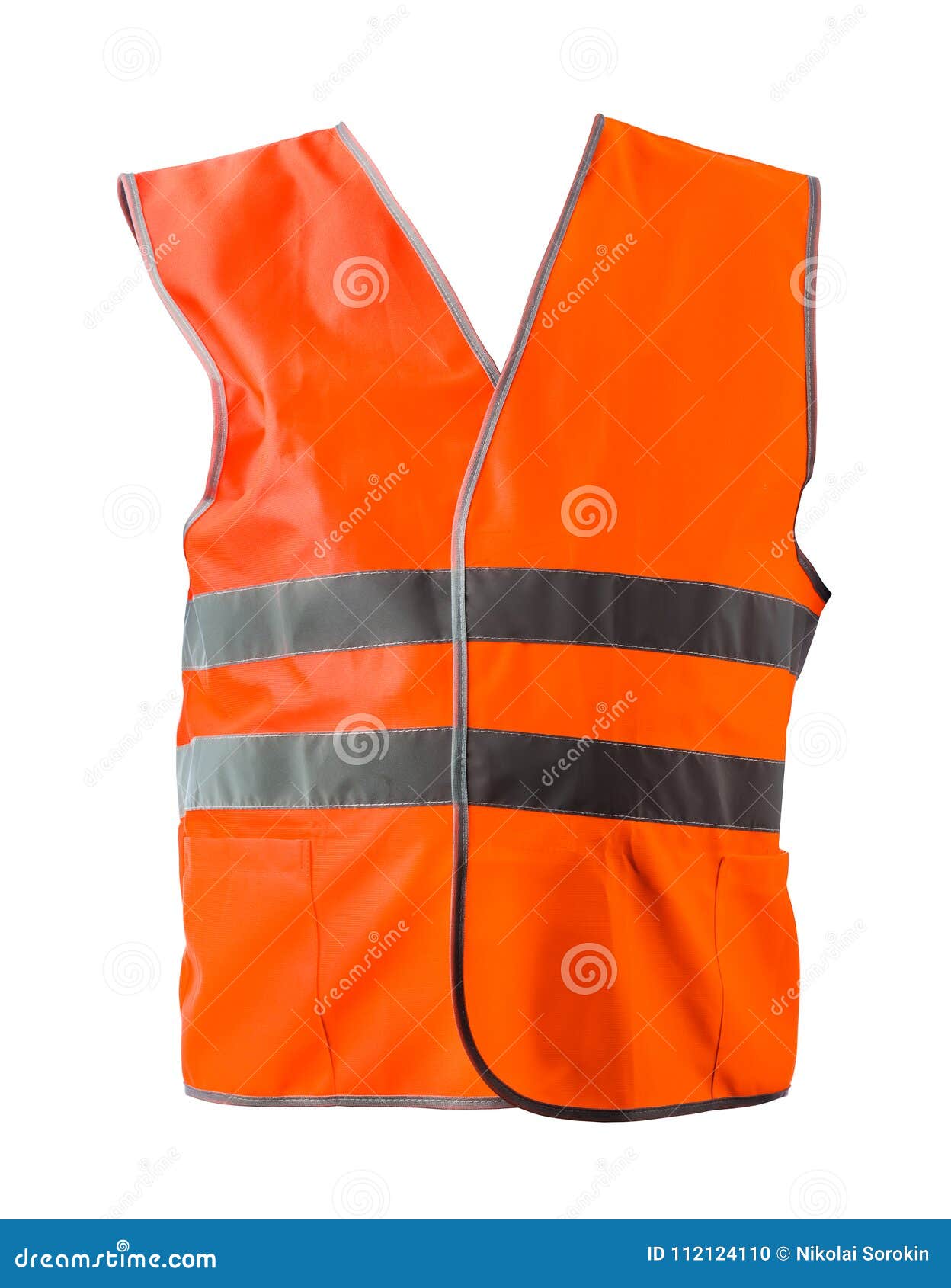 Orange construction jacket stock photo. Image of clothing - 112124110