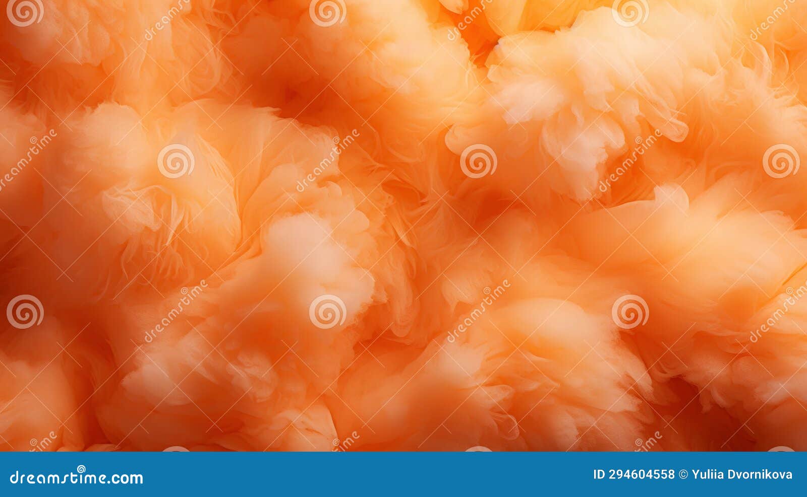 Orange Cotton Candy Background. Candy Floss Texture Stock Photo - Image ...