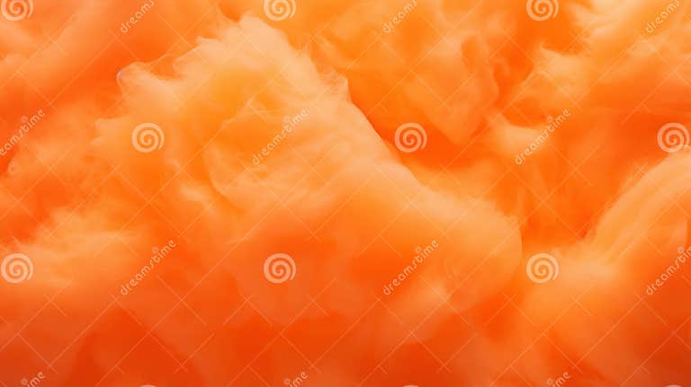 Orange Cotton Candy Background. Candy Floss Texture Stock Image - Image ...