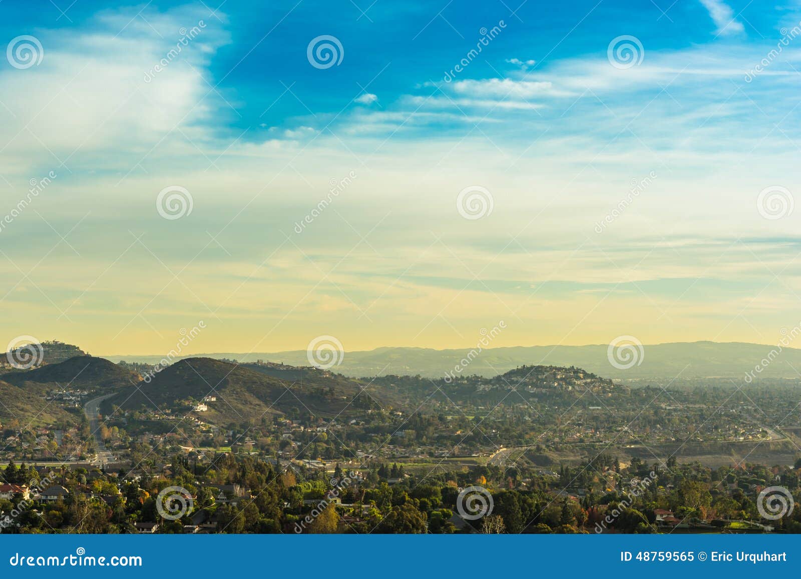 Orange_county_view2 stock image. Image of villa, developement - 48759565