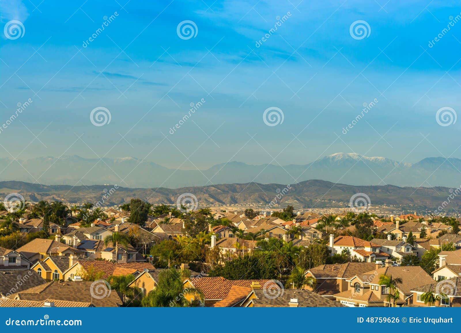 Orange_county_view7 stock photo. Image of suburb, town - 48759626